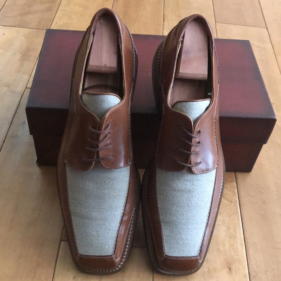 Mezlan | Shoes | Mezlan Two Tone Spectator Slip On Shoes | Poshmark